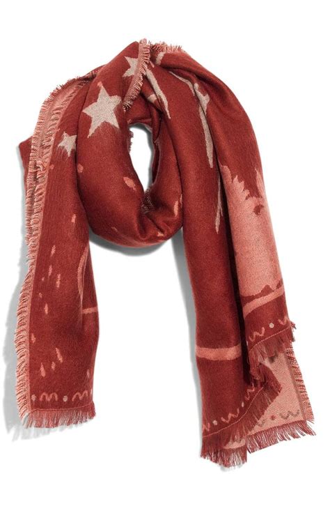 Madewell Starry Night Scene Jacquard Scarf Nordstrom Scarf