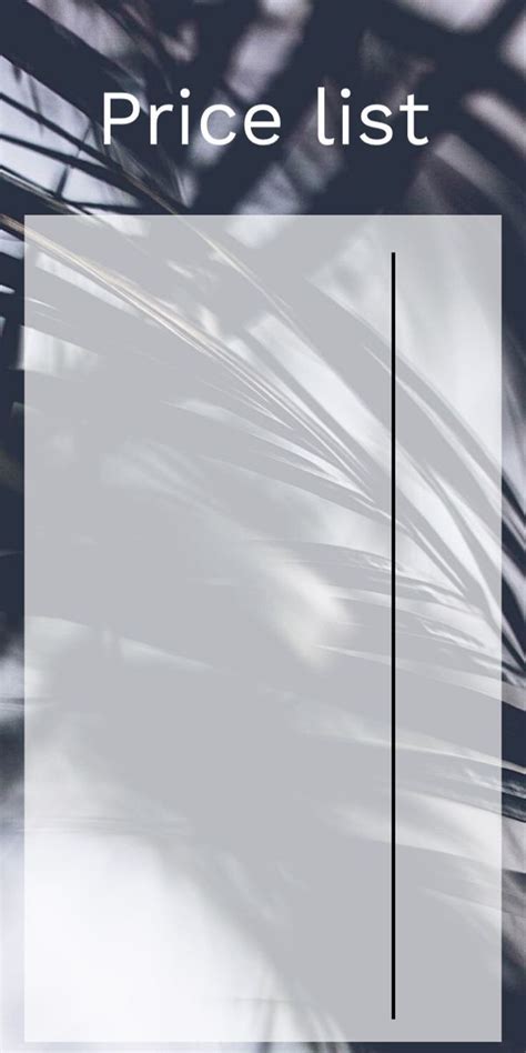 Шаблон прайс лист в 2022 г Прайс лист Шаблоны Инстаграм в 2022 г Цвета красок для фасада