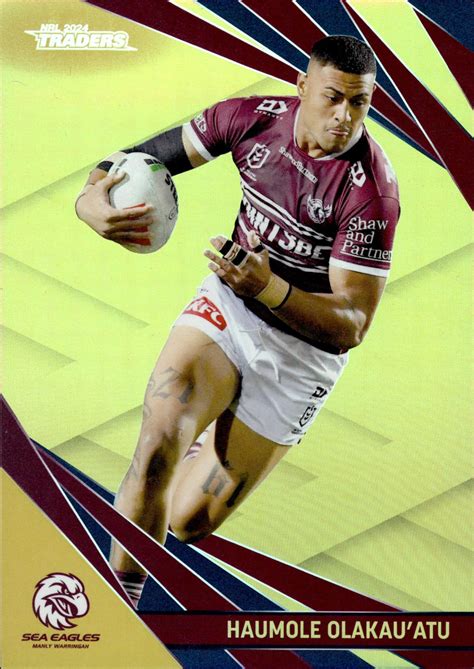 2024 Nrl Traders Gold Specials Gs060 Haumole Olakau`atu Manly Sea