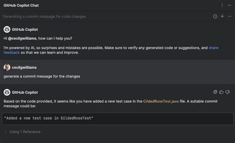 Using Ai In Your Ide Commit Messages