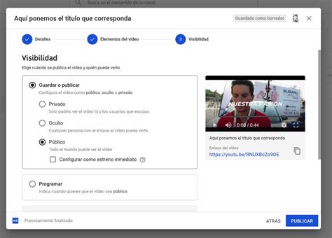 Guía Para Subir Un Vídeo A Youtube Corretamente Krad Video