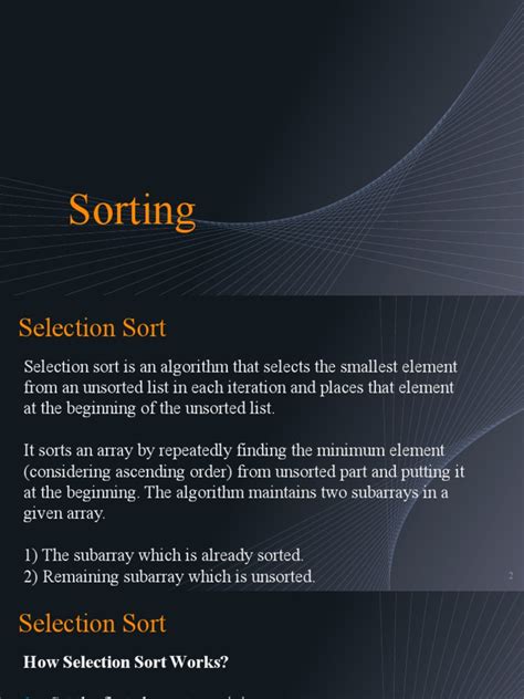 Selection Sort Pdf Algorithms And Data Structures Computer