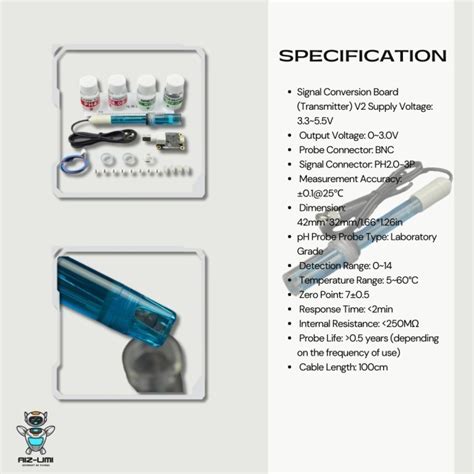 Jual Ready New Sallma Dfrobot Gravity Analog Ph Sensor Ph Meter Kit V2 Shopee Indonesia