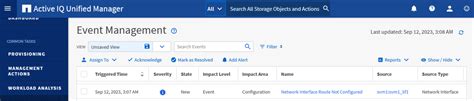 what is an aiqum trap id 13705 logical interface no route configured