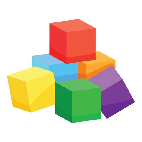 Rainbow Blocks Vector Art Icons And Graphics For Free Download