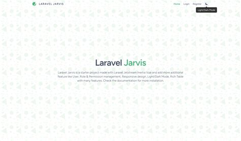 github erikwibowo laravel jarvis laravel jarvis is a starter project
