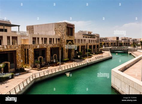 The Canal And Residential Buildings In The King Abdullah University Of