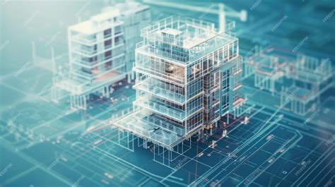 Premium Photo Digital Construction Building Information Modeling Bim