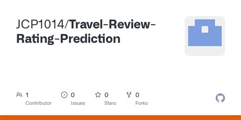 Github Jcp1014 Travel Review Rating Prediction