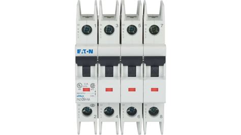 190923 Faz C6 4 Na Interruptor Automático 4p 6a Curva Tipo C Poder De Corte 10 Ka Xeffect Rs