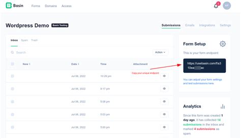 How To Configure Wordpress Contact Form 7 And Cf7 Webhooks For Basin