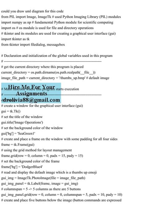Could You Draw Uml Diagram For This Code From Pil Import Image Impdf