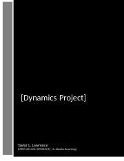 Understanding Dynamics Concepts In Engineering Course Hero