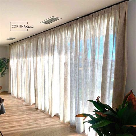 Las Cortinas Perfectas Para Espacios Grandes Son De Lino