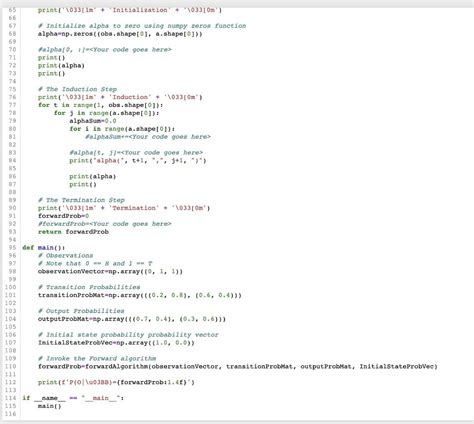 Solved Complete The Missing Parts Of The Codepython Slide