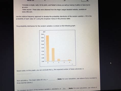 Solved 2 Expected Value And Variance Of A Discrete Random