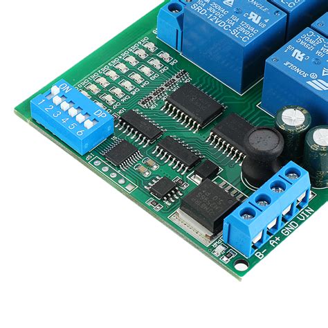 r421b16 16ch dc 12v rs485 modbus rtu relækort rs485 bus