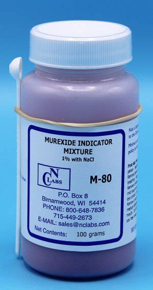 M 80 Murexide Indicator Mixture 1 W Nacl M80 100 G Nc Labs Products