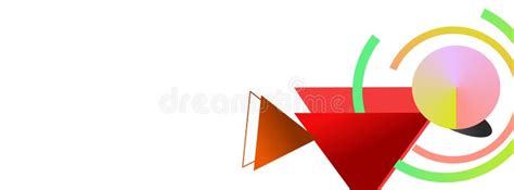 Dynamic Geometry A Modern Abstract Composition Stock Vector