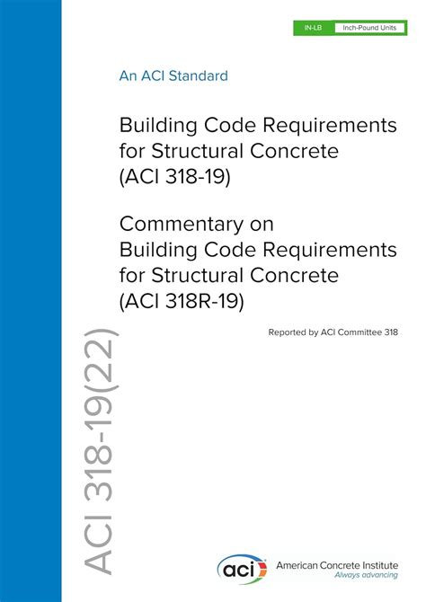 Aci Code 318 19 22 Building Code Requirements For