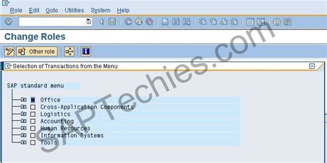 Pfcg Sap Roles And Authorizations Maintenance