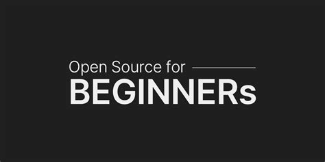 What I Learned As An Open Source Beginner By K Jin Towards Dev