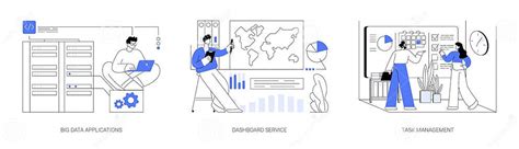 Big Data Analytics Abstract Concept Vector Illustrations Stock Vector Illustration Of Pack