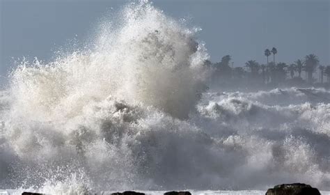 West Coasts Devastating Storm Sends Massive Waves As Officials Warn