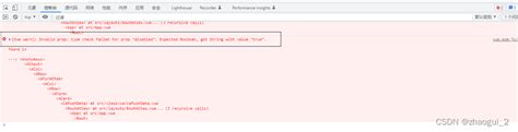 控制台报错invalid prop type check failed for prop “disabled“ invalid prop type check failed for