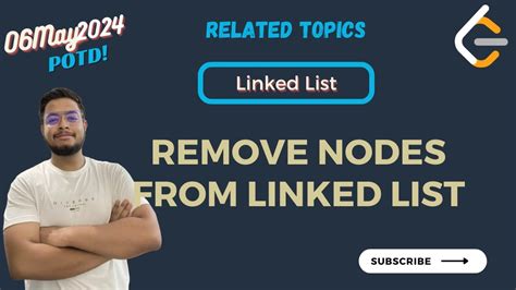 Leetcode 2487 Remove Nodes From Linked List Linked List Recursion 06may24 Youtube