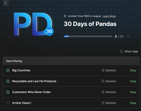 Nimra Sharnez On Linkedin 30daysofpandas Leetcode Python Datascience Data Technicalskills