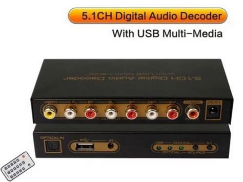 51ch Digital Sound Audio Decoder And Spdifcoaxial Dolby Ac3 At Best