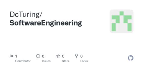 Github Dcturingsoftwareengineering