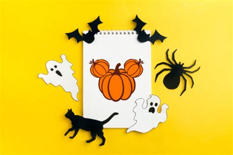 Mickey Mouse Punpkin Halloween Cut File Cricut Vector Design Shop By Aquadigitizing
