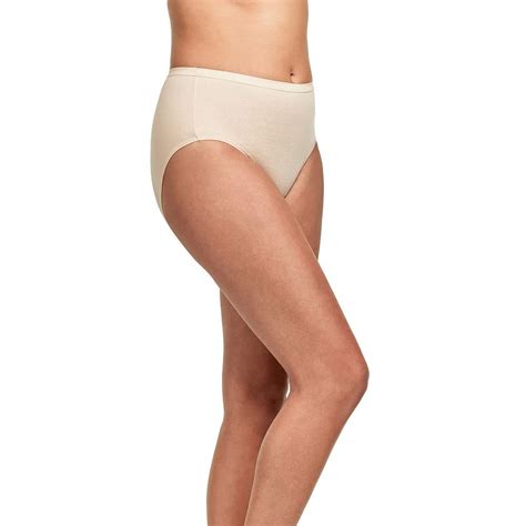 Hanes Ultimate Womens Pack Breathable Cotton Panty Briefs Soft Taupe White Nude Light Buff