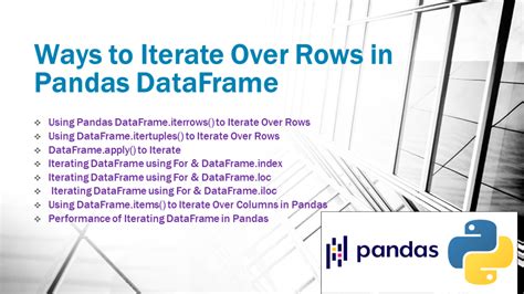 Pandas Iterate Over Rows With Examples Spark By Examples Panda