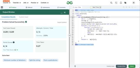 Day 49 Of 100daysofcode Solving Minimum Deletions Himanshu Kumar