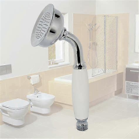Brass Shower Head Traditional Victorian Style Handheld Shower Sprayer