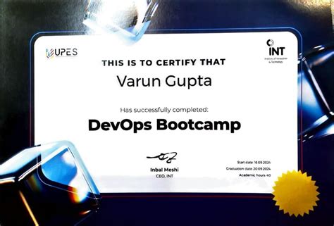 Varun Gupta On Linkedin Upes Devops Aws