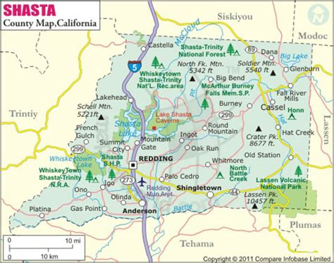 Shasta County Parcel Map Color 2018