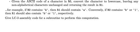 SOLVED Consider The Following Problem Given The ASCII Code Of A