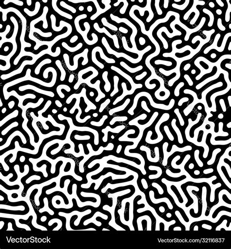 Reaction Diffusion Pattern Royalty Free Vector Image