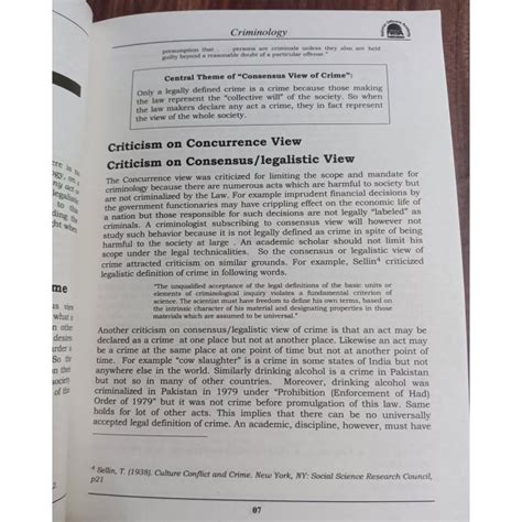 Criminology For Css By Syed Zafar Hassan Naqvi Noa