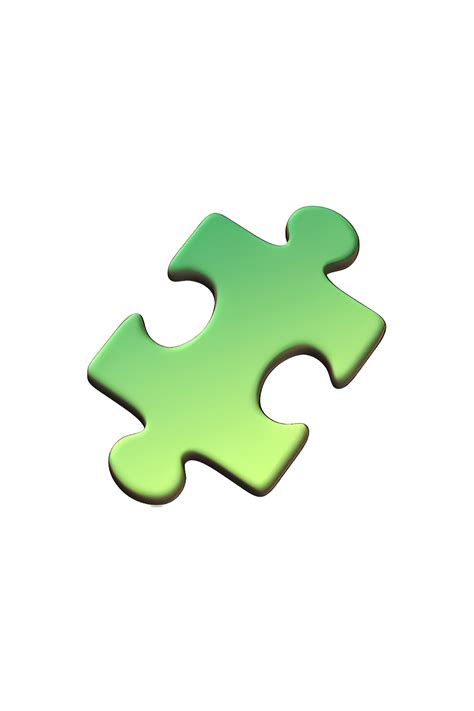 Colorful Puzzle Piece Emoji