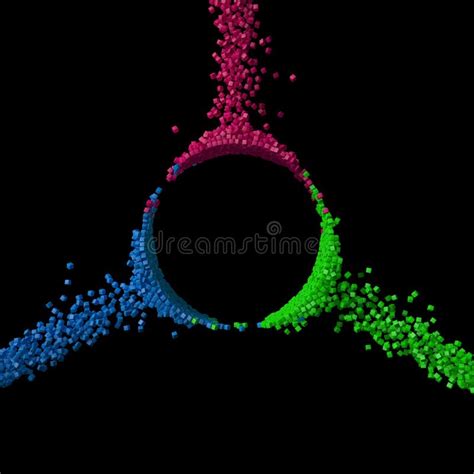 Cubes Swarm Stock Illustration Illustration Of Geometric 40779025