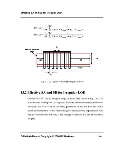 Effective Sa And Sb For I