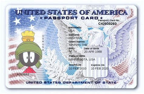Us Passport Card V02 By Theperfectstarlight On Deviantart