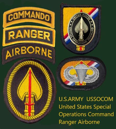 Us Army Special Operations Command Patch Set