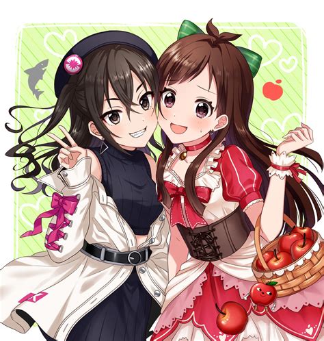 Sunazuka Akira And Tsujino Akari Idolmaster And 1 More Drawn By