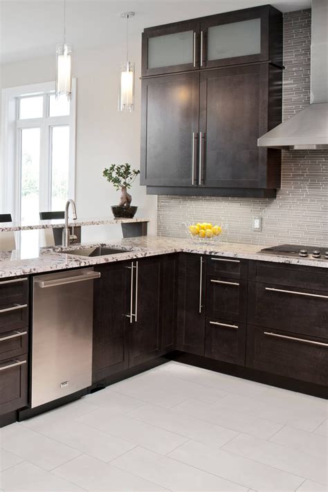 Fabulous Backsplash Ideas For Kitchens With Dark Cabinets Artourney